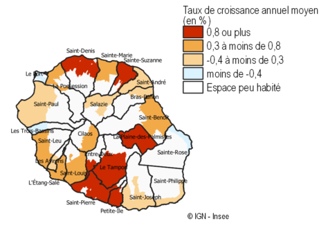 856 000 habitants au 1er janvier 2018 - Insee Flash Réunion - 191